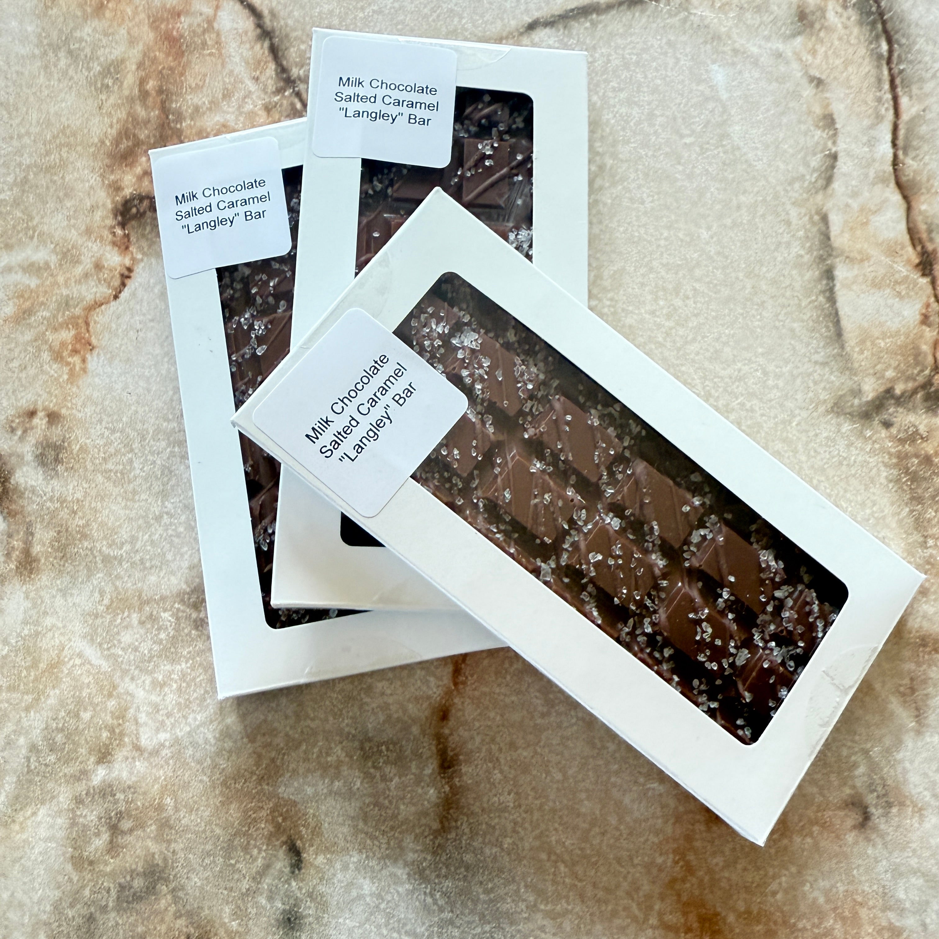 Milk Salted Caramel Bar "Langley Bar" – Sweet Mona's Chocolates