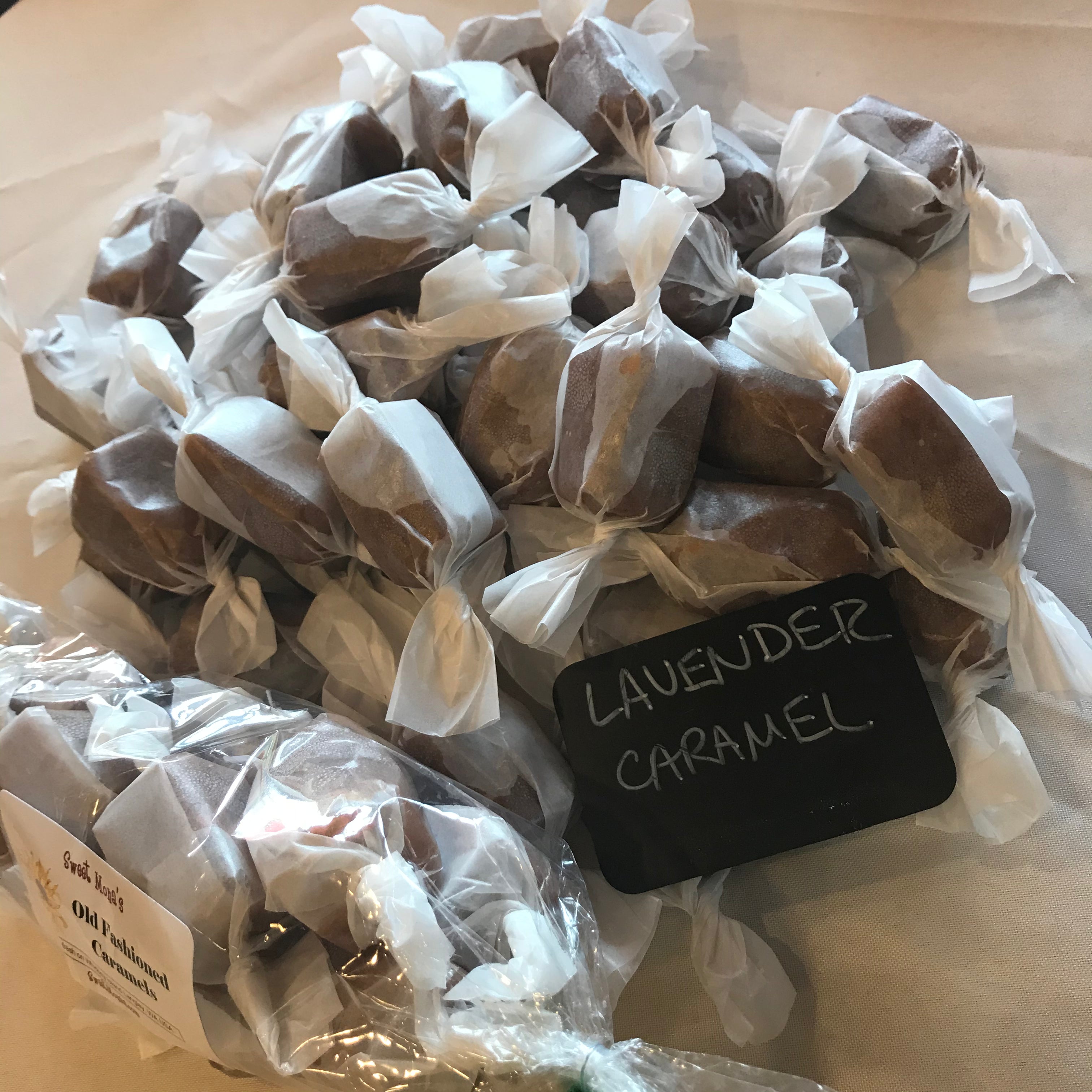 Lavender Caramels 8 oz Bag – Sweet Mona's Chocolates