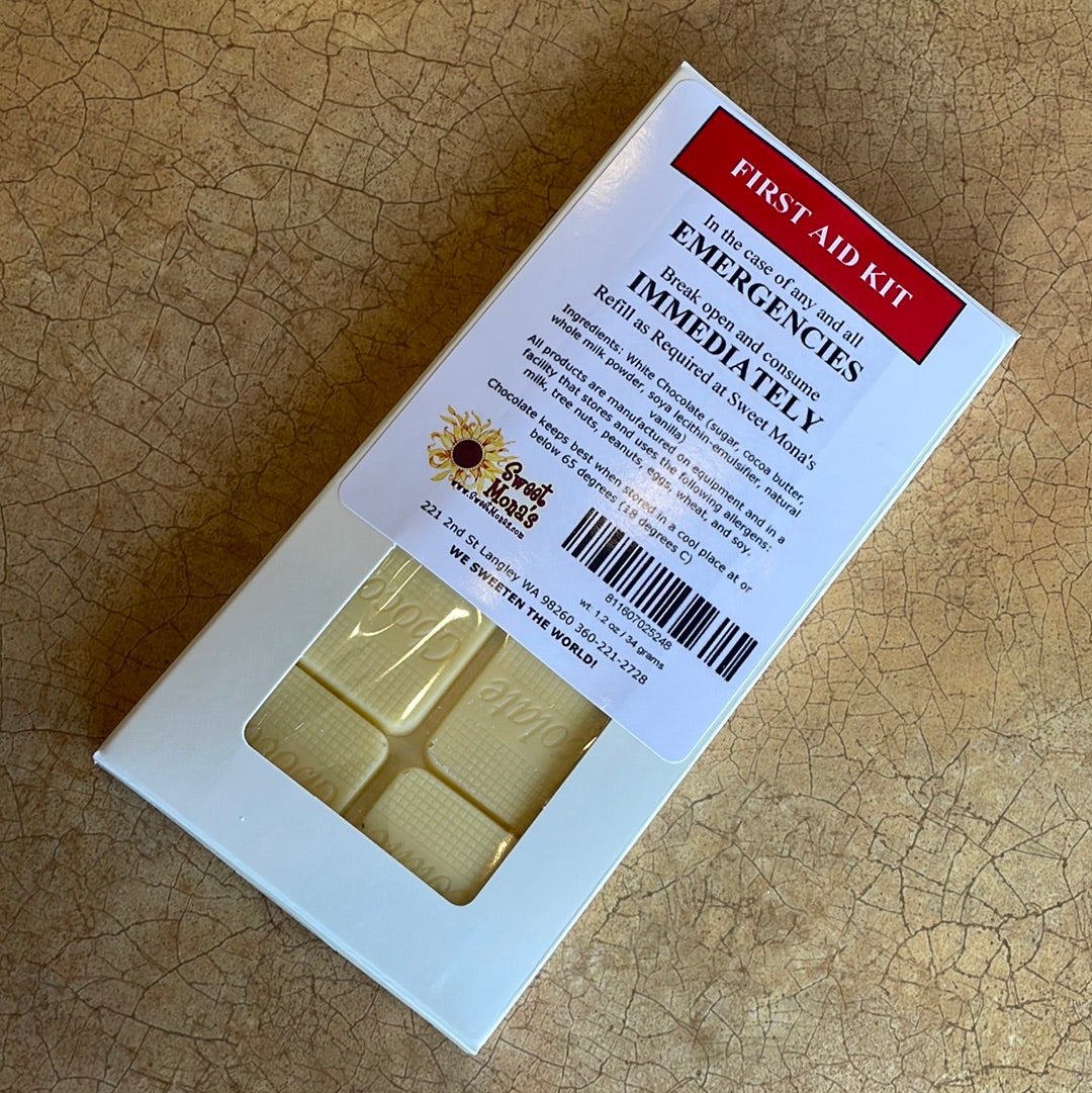 White First Aid Kit – Sweet Mona's Chocolates